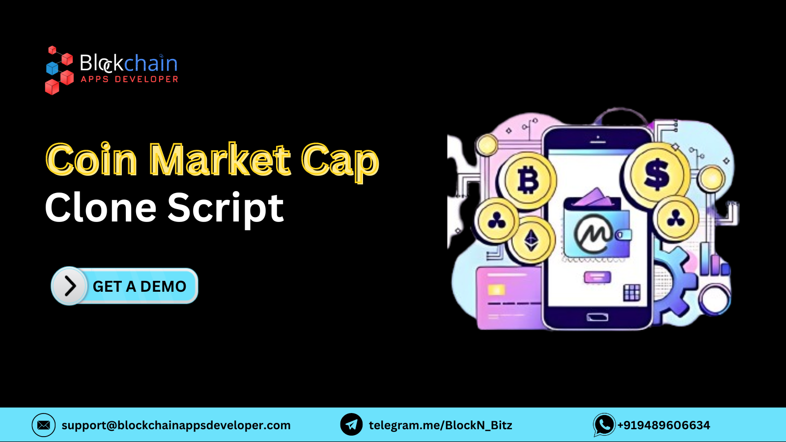 CoinMarketCap Clone Script | Coinmarket Capitalization Clone | CoinMarketCap App Clone ...